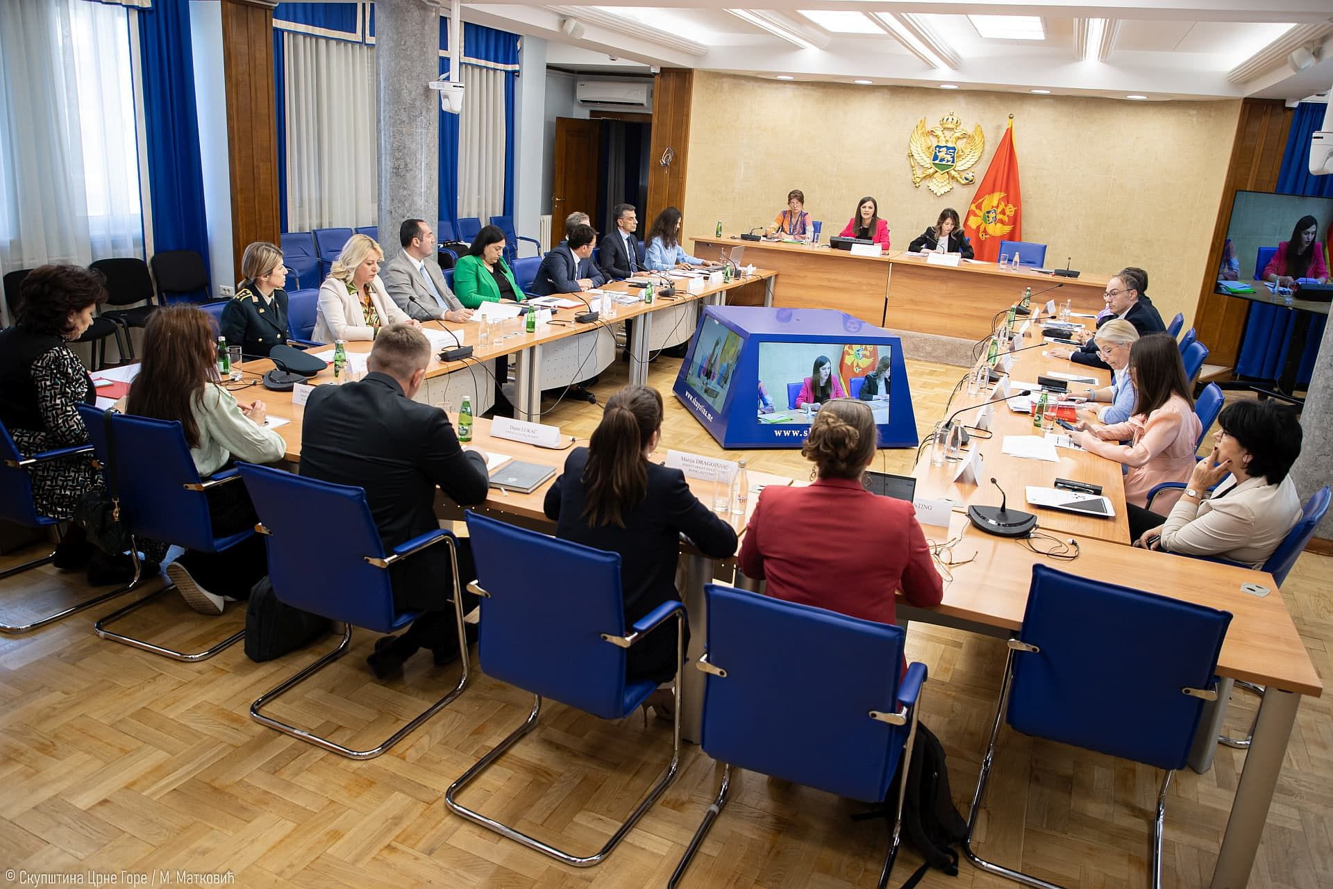 Gender Equality Committee holds seventh meeting - Skupština Crne Gore