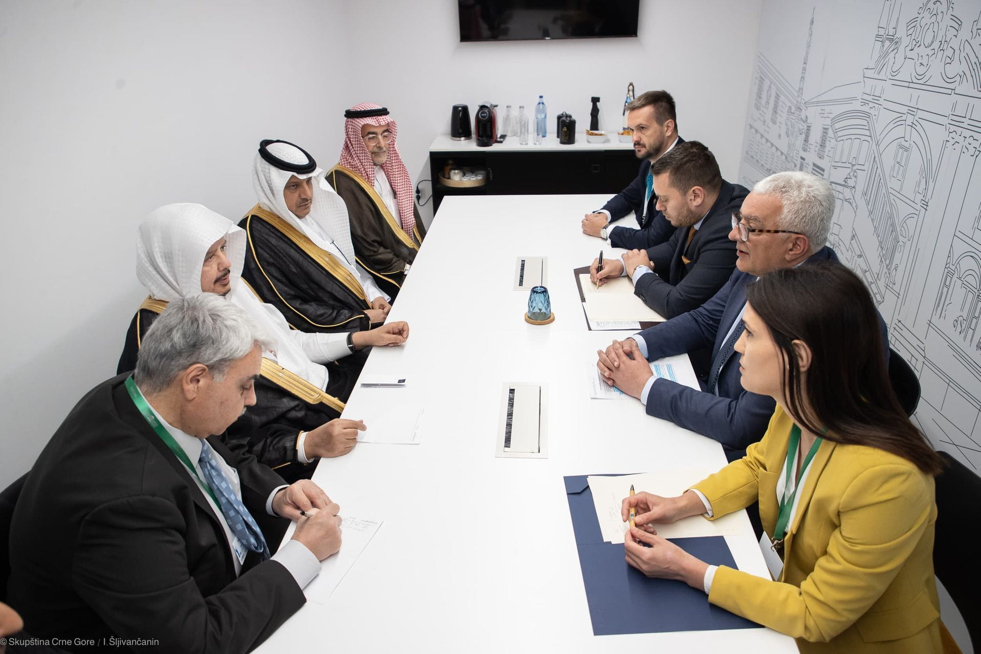 President of Parliament with Chairman of Consultative Assembly of Saudi ...